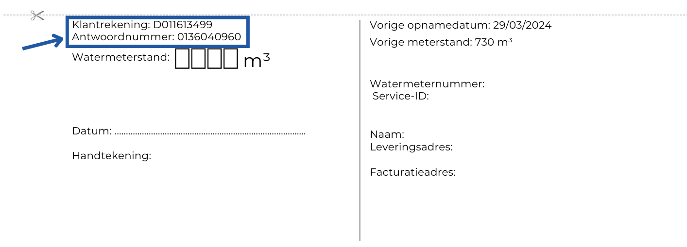 Meterstand | De Watergroep | De Watergroep